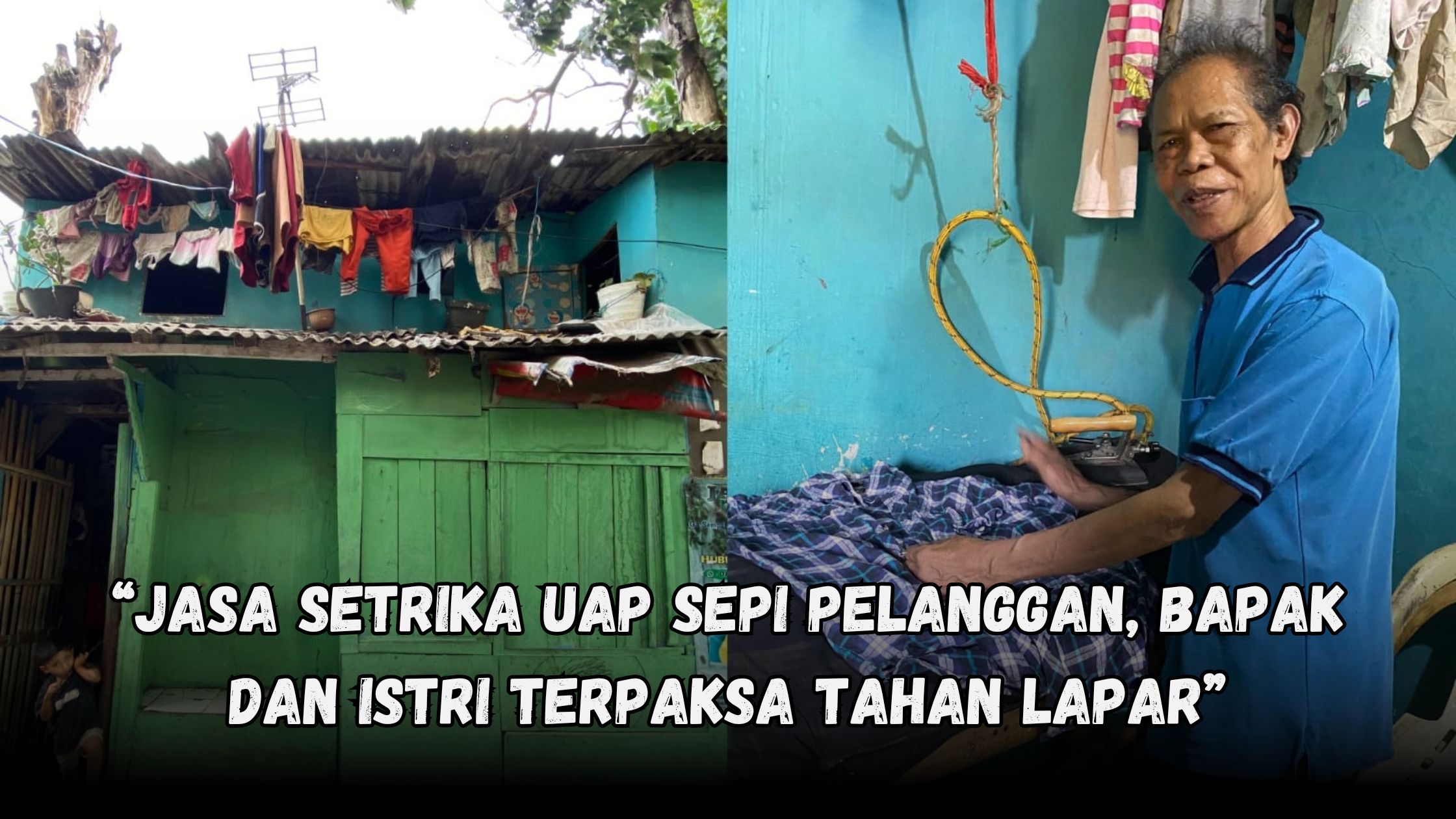 SharingHappiness | Bantu Berdaya Lansia Tukang Setrika Demi Sang Istri