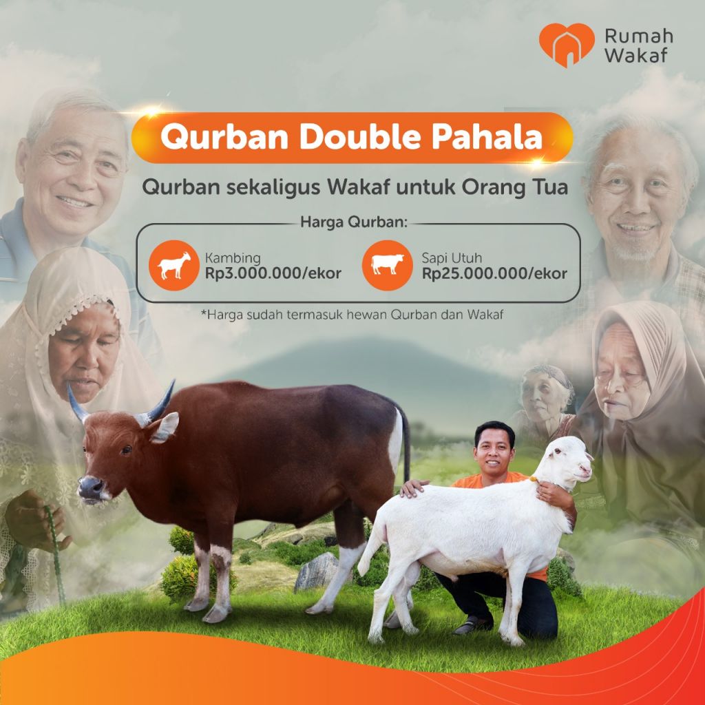 Sharing Happiness | Qurban Kambing Double Pahala Wakaf